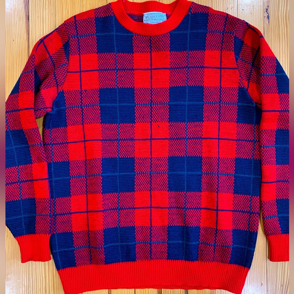 Rare 50s/60s Vintage Pendleton Wool Crewneck Sweater - Gem
